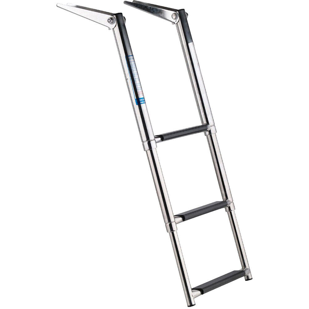 Marine Transom Boarding Ladder - Stainless Steel 3 Step | TheVoyageBird